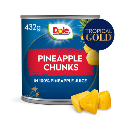Dole Tropical Gold pineapple chunks in pineapple juice - ASDA Groceries