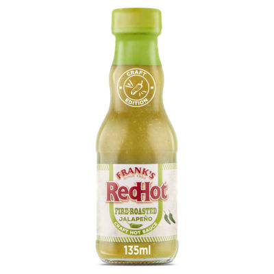 Frank's Red Hot Fire-Roasted Jalapeño Craft Hot Sauce 135ml - ASDA ...