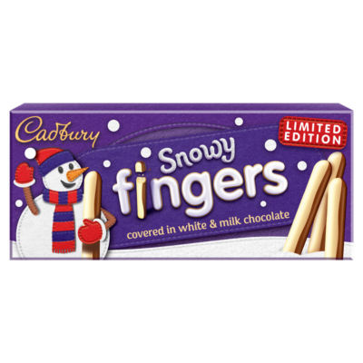 Cadbury Fingers Biscuits Limited Edition Snowy Box 115 g - ASDA Groceries