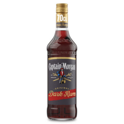 Captain Morgan Dark Rum 40% vol 70cl Bottle - ASDA Groceries