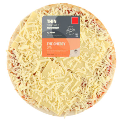 ASDA The Cheesy One Medium Thin Stonebaked Pizza 331g - ASDA Groceries