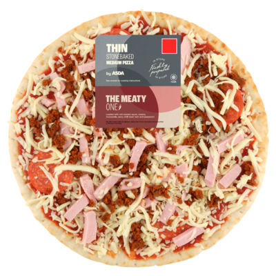 ASDA Medium Thin Stonebaked Pizza 358g - ASDA Groceries
