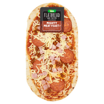 ASDA Mighty Meat Feast Flatbread (Typically 381g) - ASDA Groceries