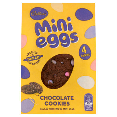 Cadbury 4 Cadbury Mini Eggs Cookies - ASDA Groceries