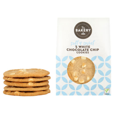 The BAKERY at ASDA The Bakery 5 White Chocolate Chip Cookies - ASDA ...