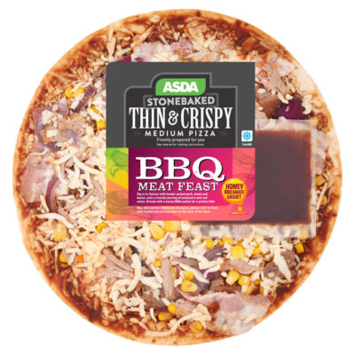 ASDA BBQ Meat Feast Pizza 454g - ASDA Groceries