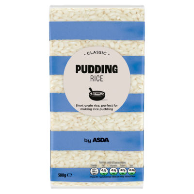 ASDA Classic Pudding Rice 500g - ASDA Groceries