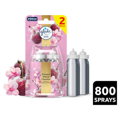 Glade Sense & Spray Air Freshener Twin Refill Floral Cherries 2x18ml ...