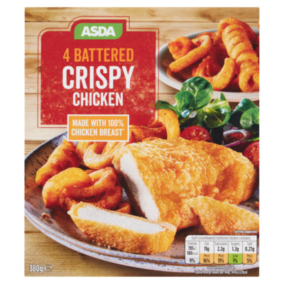 ASDA 4 Battered Crispy Chicken - ASDA Groceries