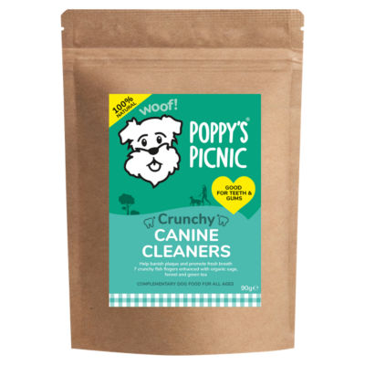 Poppy's Picnic Crunchy Canine Cleaners 90g - ASDA Groceries