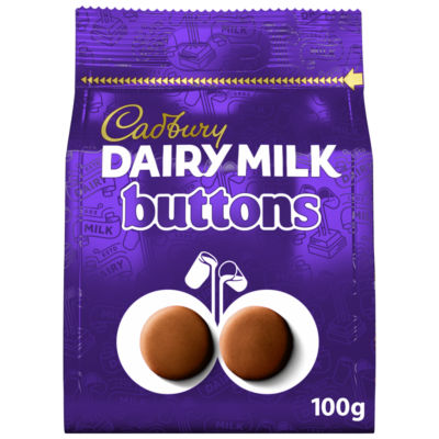 Cadbury Dairy Milk Chocolate Buttons Bag 100g - ASDA Groceries