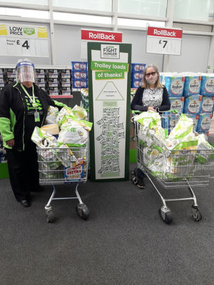 Thanks to Asda Govan customers for supporting local food bank