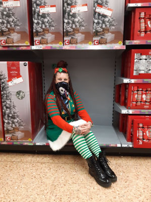 Our naughty little Asda Elves are causing us trouble today