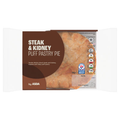ASDA Steak & Kidney Puff Pastry Pie 150g - ASDA Groceries