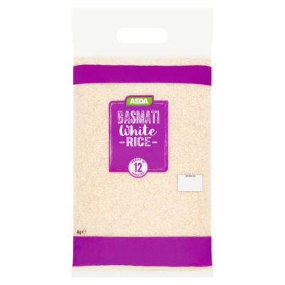 ASDA Basmati White Rice 4kg - ASDA Groceries
