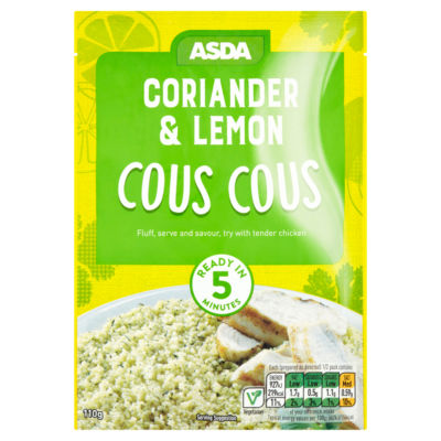 ASDA Coriander & Lemon Cous Cous - ASDA Groceries