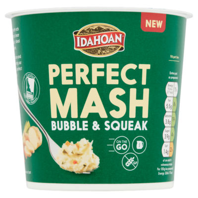 Idahoan Perfect Mash Bubble & Squeak Snack Pot 55g - ASDA Groceries
