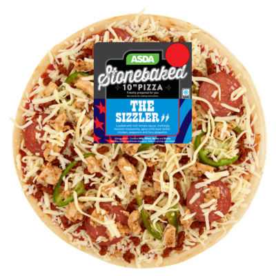 ASDA American Sizzler Stonebaked 10" Pizza (Typically 450g) - ASDA ...
