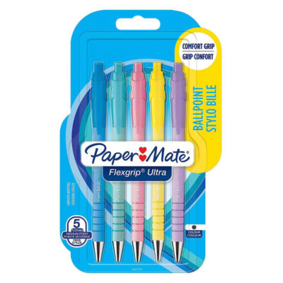 Paper Mate FlexGrip Ultra Pastel Ballpoint Pens - ASDA Groceries