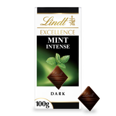 Lindt Excellence Dark Mint Chocolate Bar 100g - ASDA Groceries