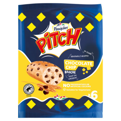 Brioche Pasquier Pitch Chocolate Chip Brioche 6 x 37.5g (225g) - ASDA ...