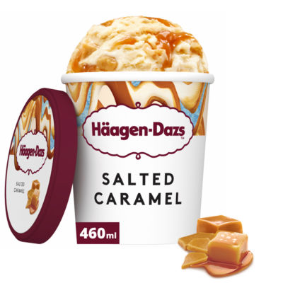 Haagen-Dazs Salted Caramel Ice Cream 460ml - ASDA Groceries