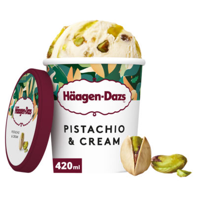 Häagen-Dazs Limited Edition Pistachio & Cream Ice Cream 420ml - ASDA ...