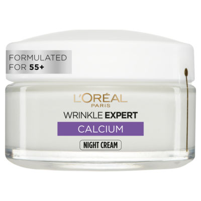 L'Oreal Paris Wrinkle Expert Anti-Wrinkle 55+ Night Cream, Formulated ...