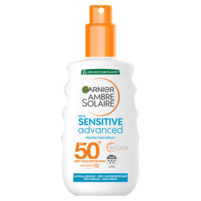Ambre Solaire Sensitive Hypoallergenic Sun Cream Spray SPF 50+ - ASDA ...