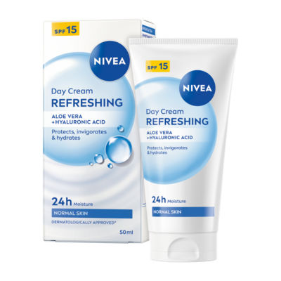 Nivea Refreshing 24h Day Face Cream SPF15 50ml - ASDA Groceries