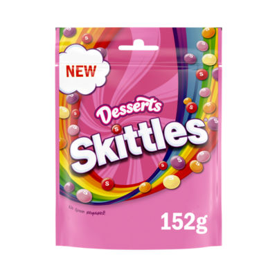 Skittles Vegan Sweets Dessert Flavoured Treat Bag 152g - ASDA Groceries