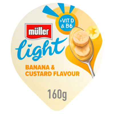 Muller Light Banana & Custard Fat Free Yogurt - ASDA Groceries