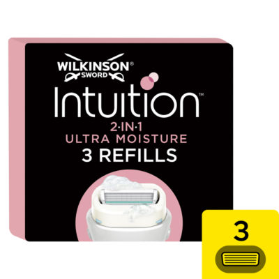 Wilkinson Sword Intuition Ultra Moisture Women's Razor Blades x3 - ASDA ...