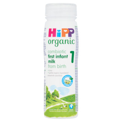 HiPP 1 First Infant Baby Milk Ready to Feed Liquid Formula, From Birth ...
