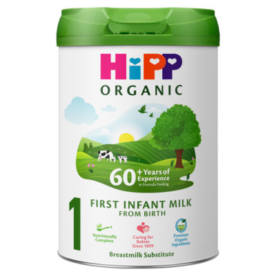 HiPP Organic Organic 1 First Infant Milk from Birth 800g - ASDA Groceries