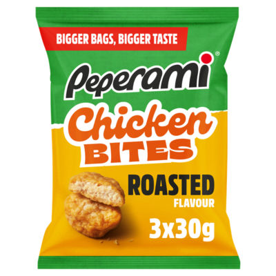 Peperami Chicken Bites Roasted Flavour 3 x 30g (90g) - ASDA Groceries