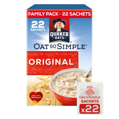 Quaker Oat So Simple Family Pack Original Porridge - ASDA Groceries
