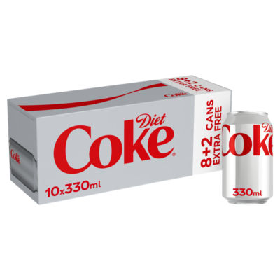 Diet Coke 8 x 330ml - ASDA Groceries