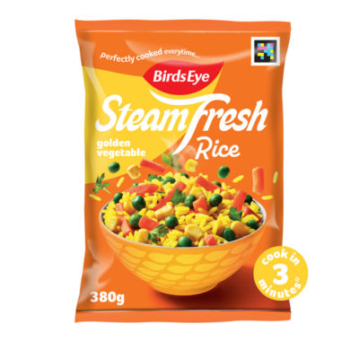 Steamfresh 2 Golden Rice Steam Bags 380g - ASDA Groceries