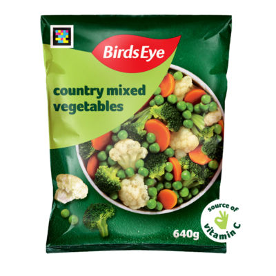 Birds Eye Country Mixed Vegetables 640g - ASDA Groceries