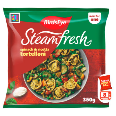 Birds Eye Steamfresh Spinach & Ricotta Tortelloni for 1 350g - ASDA ...