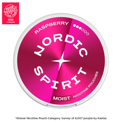 Nordic Spirit Spirit Raspberry Strong Nicotine Pouches 9mg - ASDA Groceries