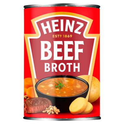 Heinz Beef Broth Tinned Soup 400g - ASDA Groceries