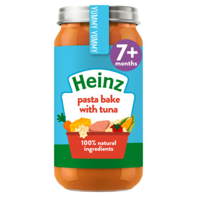 Heinz By Nature Pasta Bake with Tuna Baby Food Jar 7+ Months 200g ...