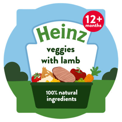 Heinz By Nature Veggies with Lamb Baby Food Tray 12+ Months 200g - ASDA ...