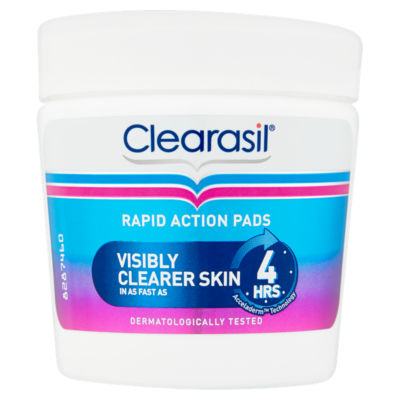Clearasil Rapid Action Pads 65 Pads - ASDA Groceries