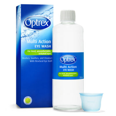 Optrex Multi-action Eye Wash, 300ml - ASDA Groceries
