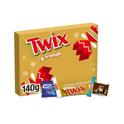 Twix and Friends Chocolate Medium Christmas Selection Box 140g - ASDA ...