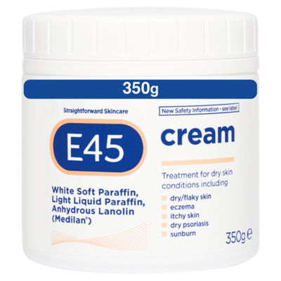 E45 Moisturiser Cream, body, face and hands cream for very dry skin ...