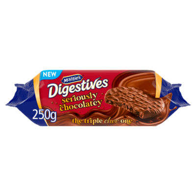 McVitie's Seriously Chocolatey Digestives 250g - ASDA Groceries